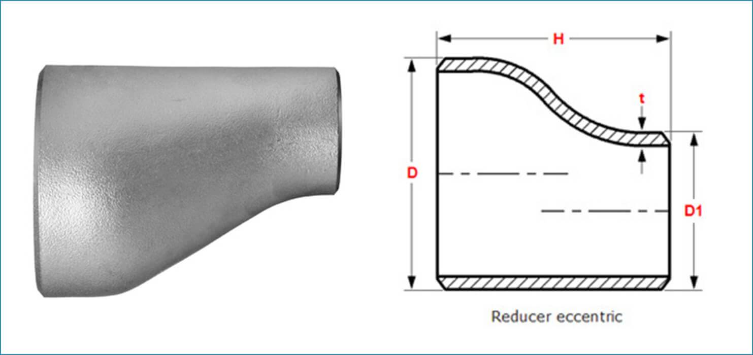 Buttweld Eccentric Reducer SS Butt Weld Reducer Eccentric Pipe Reducer